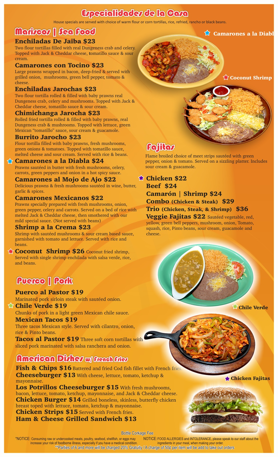 Meat & Seafood – Los Potrillos